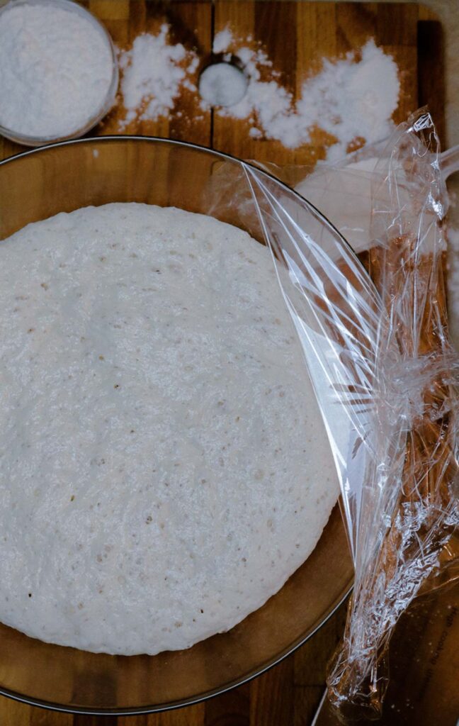 Impasto per pizza a lunga lievitazione